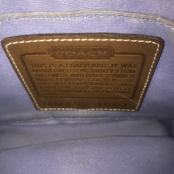 Coach | Bags | Coach Gold Signature Leather Demi Bag 861 | Poshmark